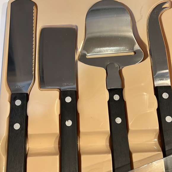 Bistro Cheese | Dining | Bistro Cheese Tool Set Spreader Knife Cleaver ...